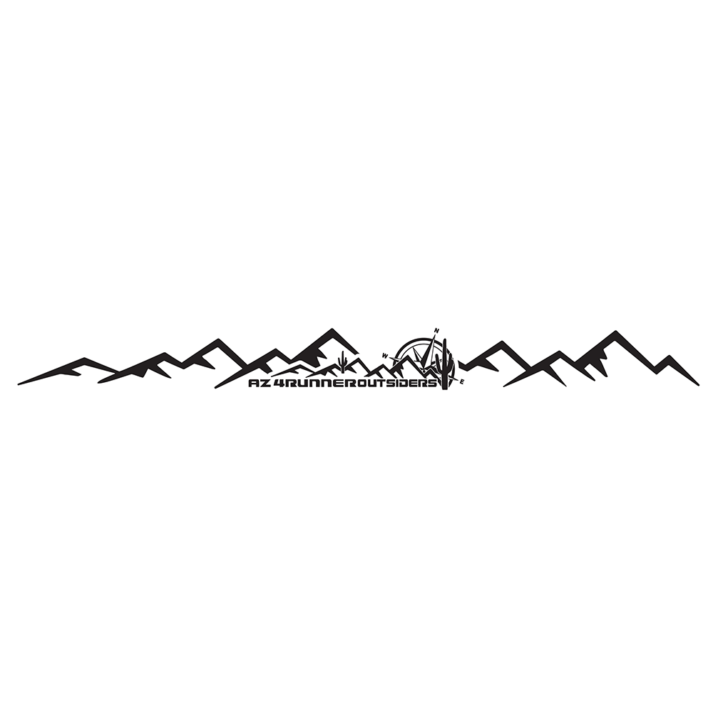 AZ 4Runner Outsiders Visor | GP Walsh Designs