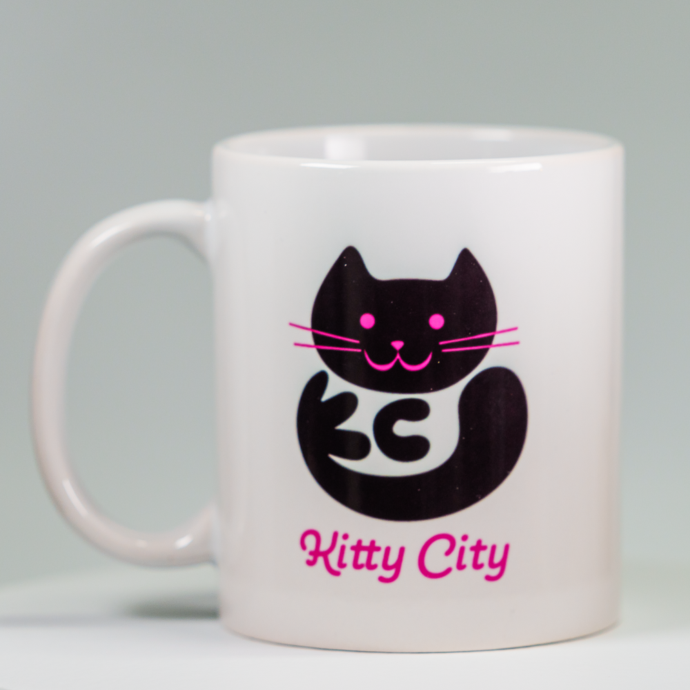 Kitty City Printed 11oz Mug | GP Walsh Designs