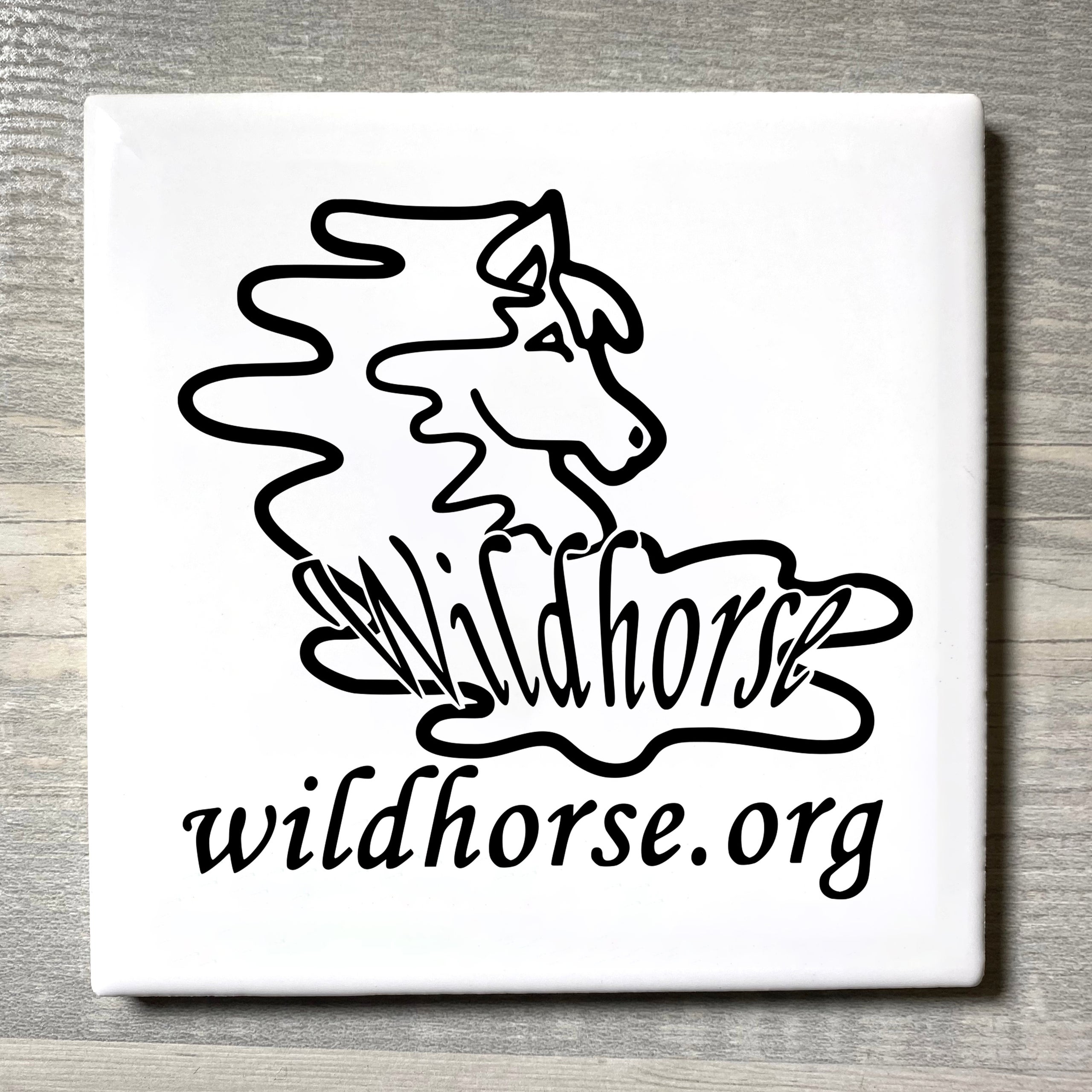 WHRR 4" Tile Coaster | GP Walsh Designs