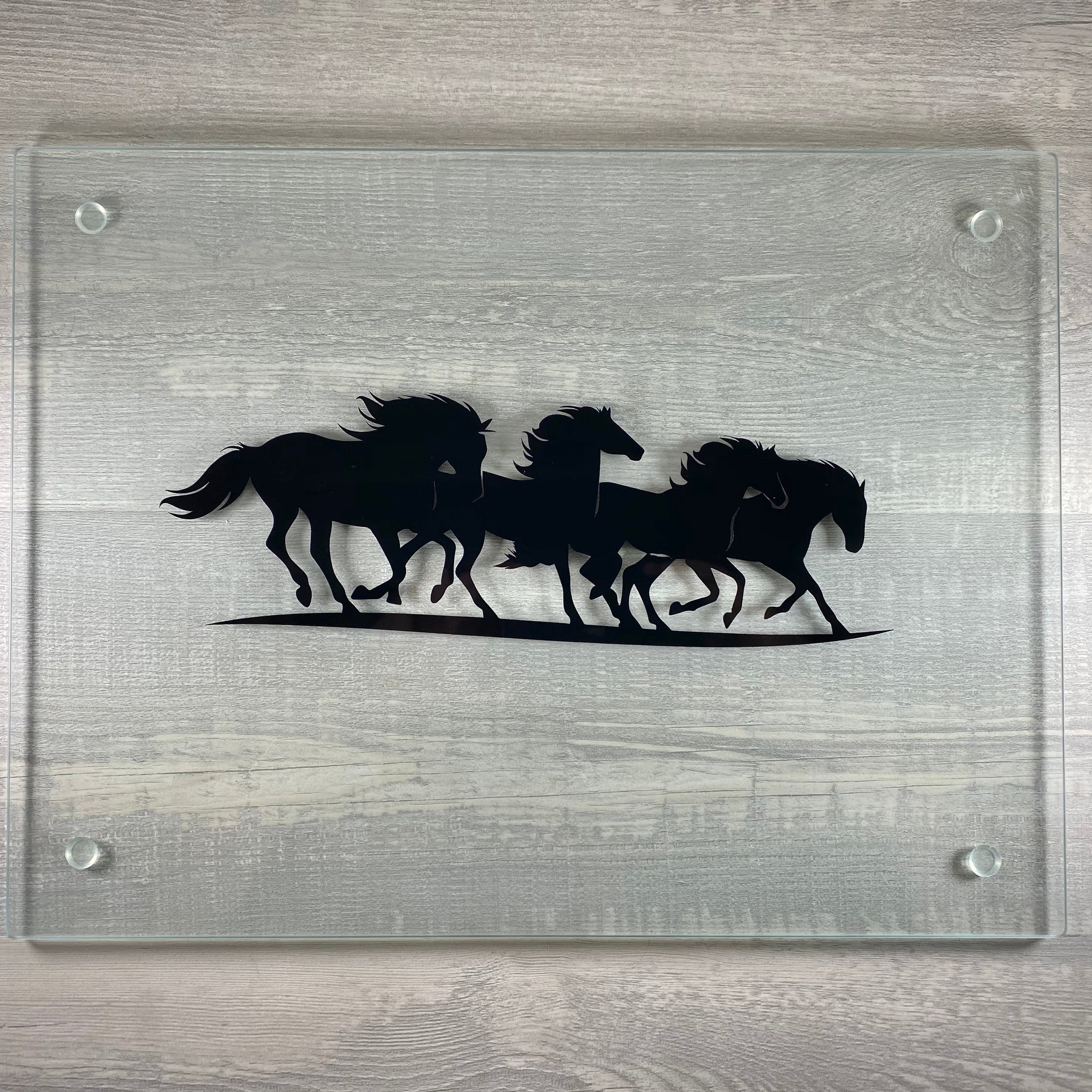 Running Horses cutting Board | GP Walsh Designs