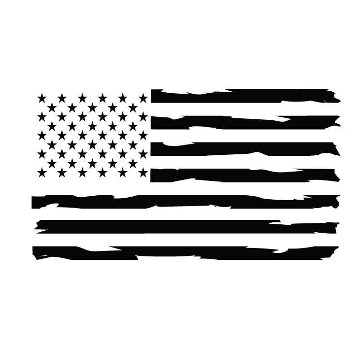 Distressed USA Flag with reversed Union | GP Walsh Designs