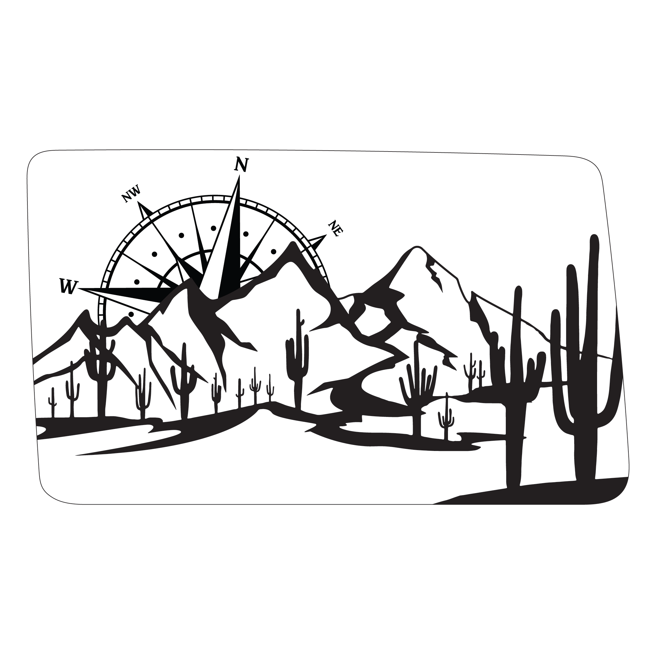 Desert and Compass (JKU) | GP Walsh Designs