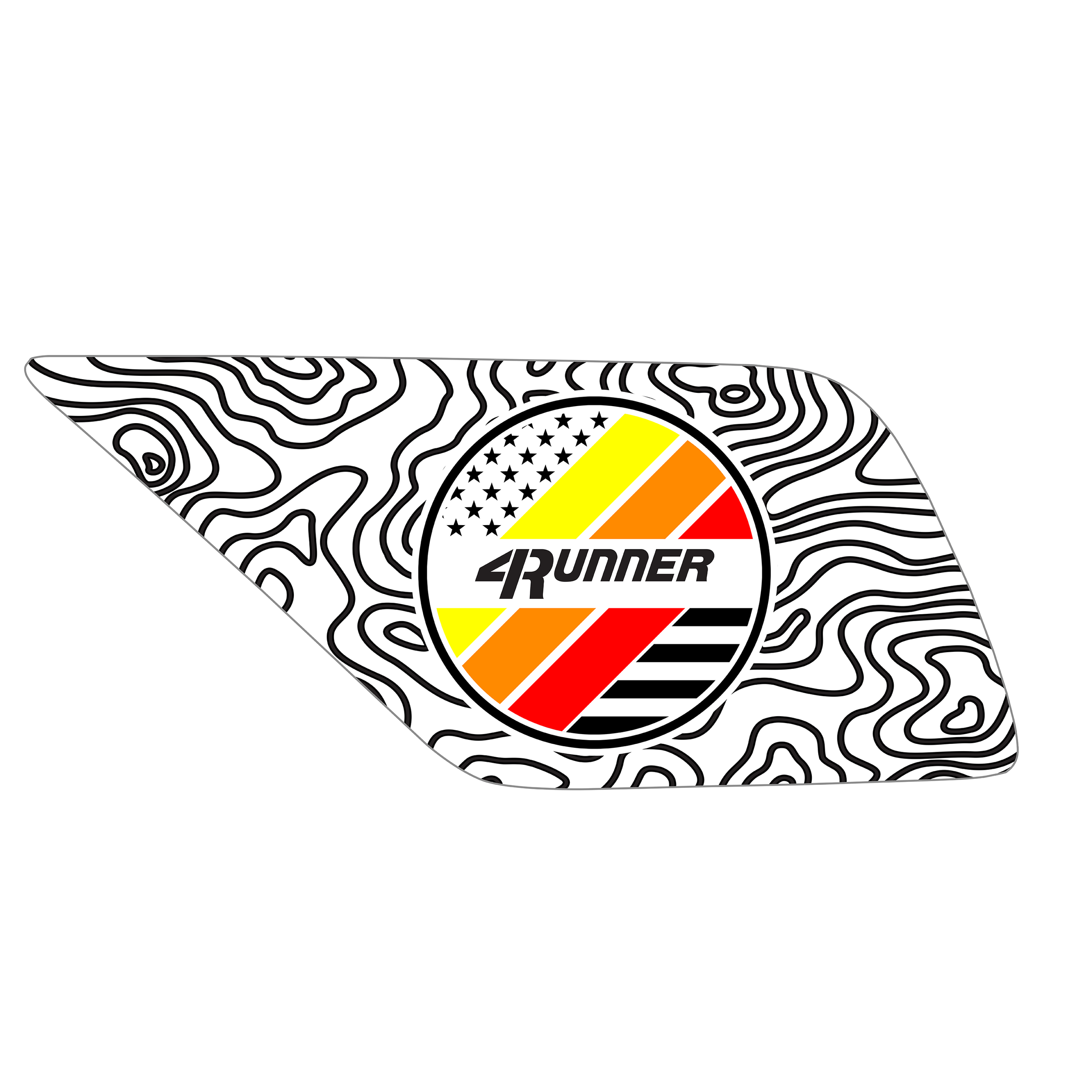 Topo 4Runner with Stripes & USA | GP Walsh Designs